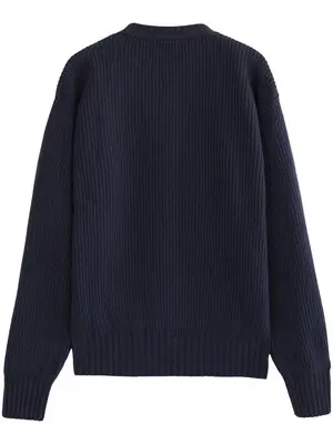 DIANA STUDIO Crew-neck Sweater In Pure English Rib Wool