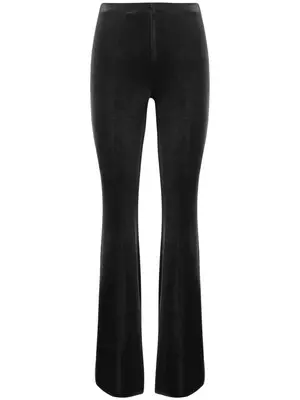 FIT Velvet-effect Flared Trousers