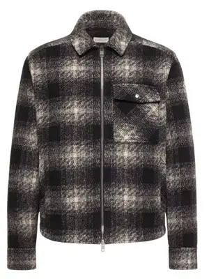 Moncler Zip-up Overshirt - Grey