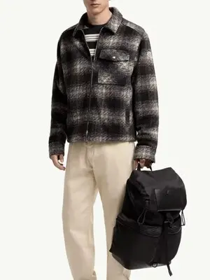 Moncler Zip-up Overshirt - Grey