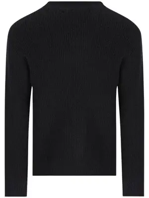 MASSIMO OSTI STUDIO Textured Crew Knitted Sweater