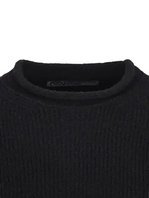 MASSIMO OSTI STUDIO Textured Crew Knitted Sweater