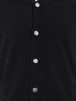 Comme Des Garçons V-neck Long-sleeved Cardigan Comme Des Gar