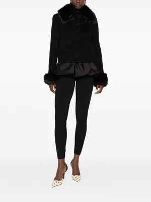 SELF-PORTRAIT Faux-fur Trim Jacket