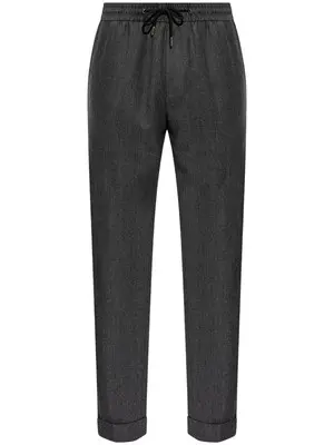 Paul Smith Drawstring Pleated Pants - Grey