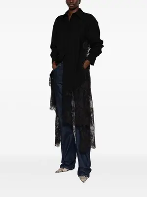Zimmermann Valiant Lace Wool Shirt