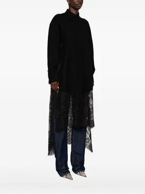 Zimmermann Valiant Lace Wool Shirt