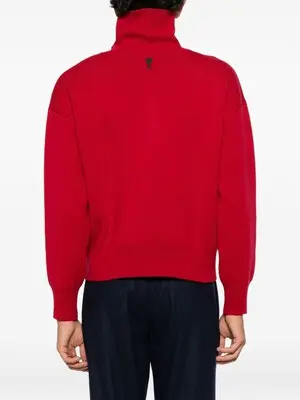 AMI Paris Wool Turtle-neck Sweater