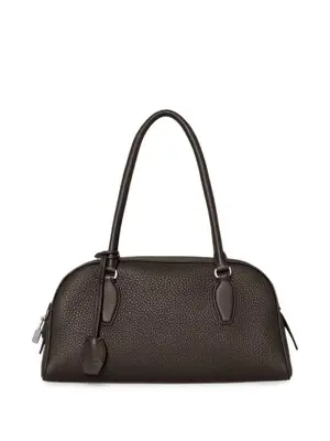 THE ROW India Small Leather Shoulder Bag - Brown