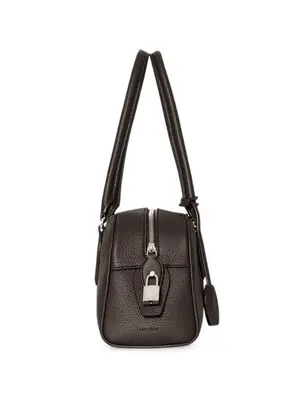 THE ROW India Small Leather Shoulder Bag - Brown