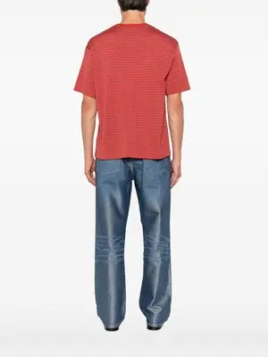 Auralee Wool Striped T-shirt