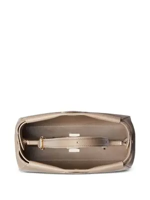 Fendi My Peekaboo Small Leather Handbag - Grey