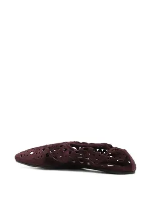 Alaïa Neo Vienne Slippers - Red