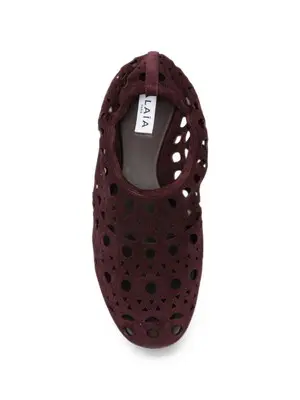 Alaïa Neo Vienne Slippers - Red