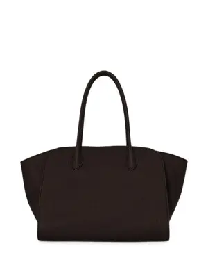 THE ROW Marlo 12 Leather Tote Bag - Brown