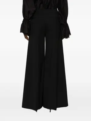 THE LATEST Wool Blend Flared Trousers