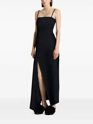 Givenchy Cady Crepe Long Dress - Black
