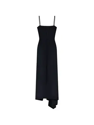 Givenchy Cady Crepe Long Dress - Black