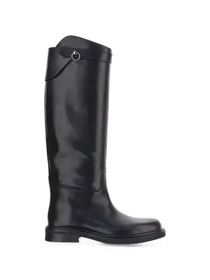 POEVE Fibi Leather Boots - Black