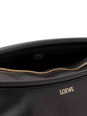 Loewe Whisker Small Leather Shoulder Bag - Black