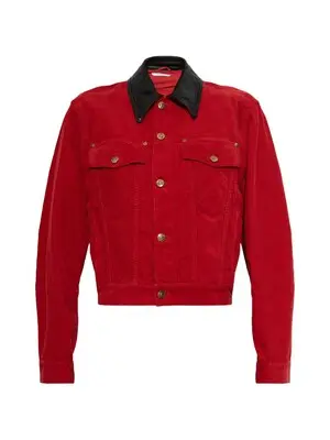 Versace Velvet Denim Jacket