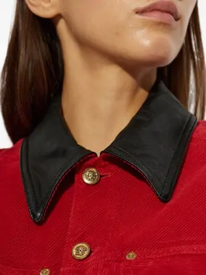Versace Velvet Denim Jacket
