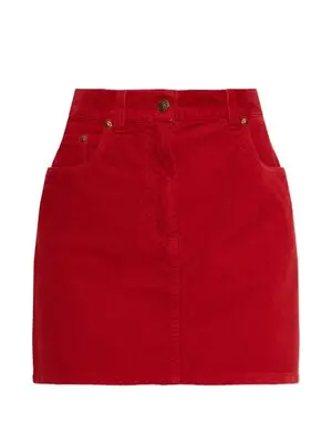 VERSACE Versace Velvet Cotton Skirt