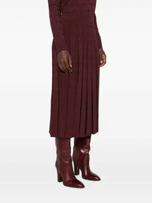 Tory Burch Pleated Long Skirt By