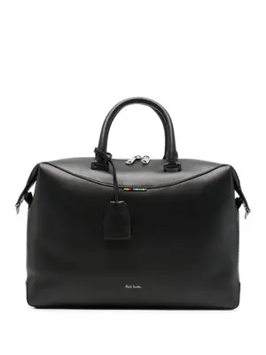Paul Smith Leather Duffle Bag - Black