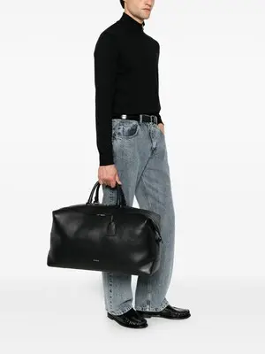 Paul Smith Leather Duffle Bag - Black