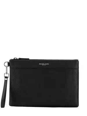 Michael Kors Thin Clutch Bag - Black