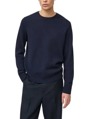 Soft Goat Chunky Crewneck Sweater By