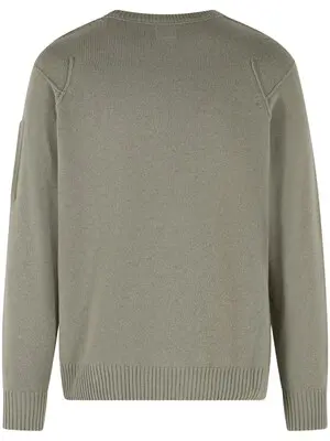 C.P. COMPANY Lens Crewneck Knitted Jumper