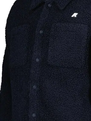 K-WAY Sherpa Button-fastening Shirt Jacket