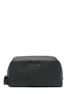 Michael Kors Hudson Zipped Travel Pouch By - Black