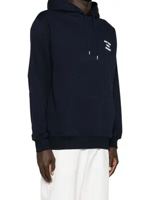 Drole De Monsieur Slogan-printed Drawstring Hoodie