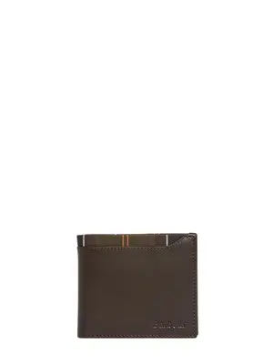 Barbour Brodick Leather Bifold Wallet - Brown