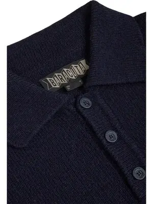 BARACUTA Argyle Polo Neck