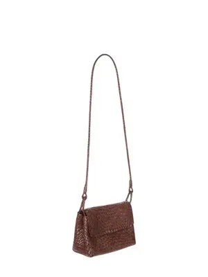 IBELIV Paris Woven Leather Cross Body Bag