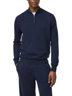 Soft Goat Half Zip