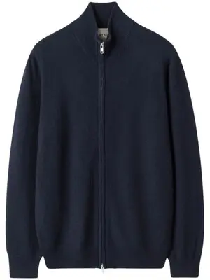 Soft Goat Full Zip Cashmere Cardigan