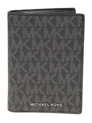 Michael Kors Hudson Logo Cardholder Wallet By - Black