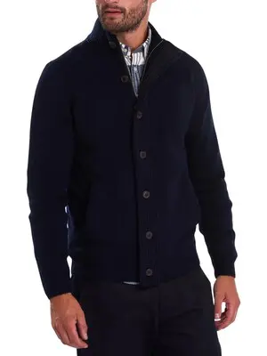 Barbour Wool Zip Through Sweather
