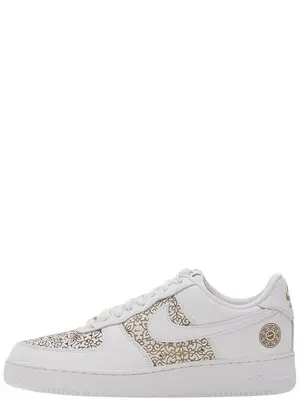 Nike Force 1 '07 Lv8 Arabesque-printed Low-top Sneakers - Brown