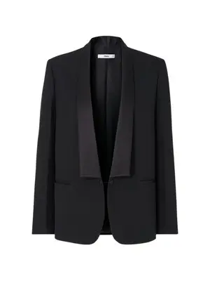 Fendi Wool Single-breasted Blazer Jacket - Black