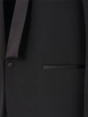 Fendi Wool Single-breasted Blazer Jacket
