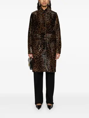 TOTEME Leather Coat