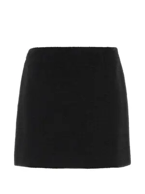 Fendi Bouclé Wool Mini Skirt