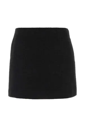 Fendi Bouclé Wool Mini Skirt