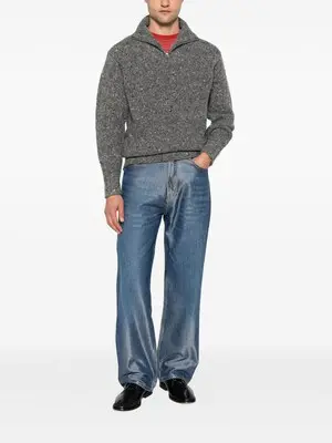 Auralee Wool Turtle-neck Jumper